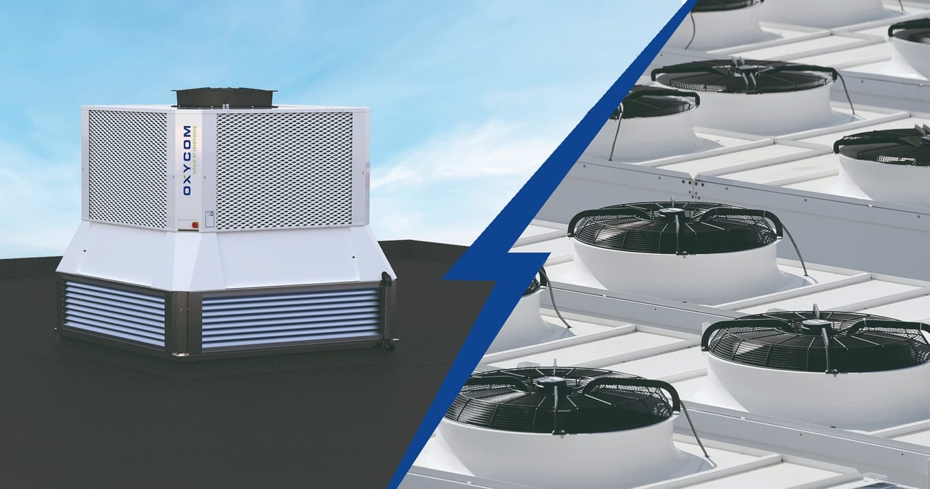 Two-stage evaporative cooling
